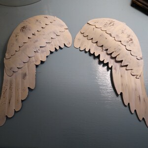 Pair of Metal Angel Wings - Etsy