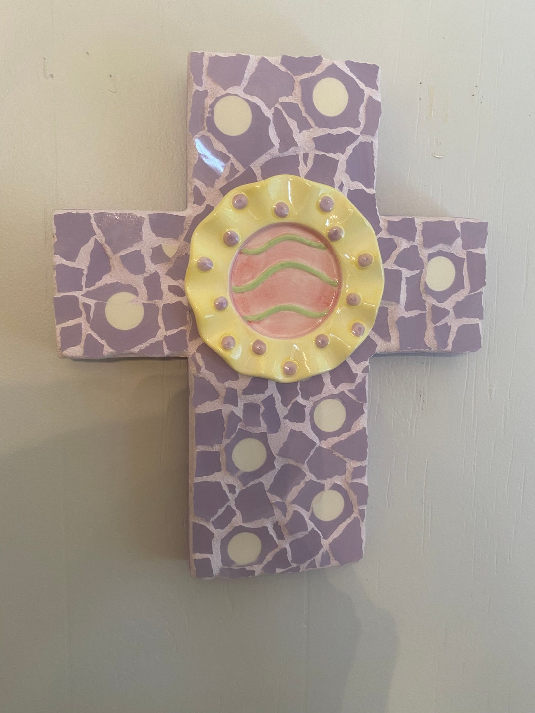 Cute Mosaic Cross Original Design - Etsy