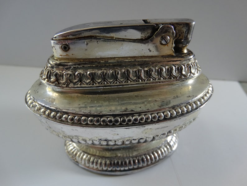Vintage Ronson Table Top Lighter Queen Anne Design Silver Plate - Etsy