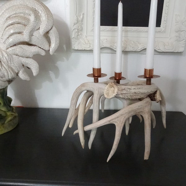 Antler Candle Holder - Etsy