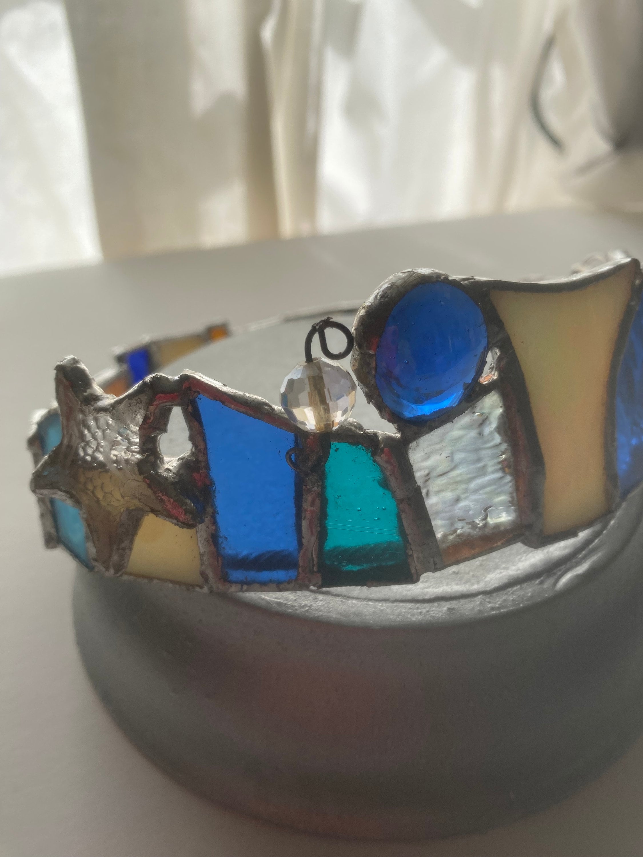 Stained Glass Crown "the Mermaid Crown" - Etsy