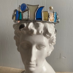 Stained Glass Crown "the Mermaid Crown" - Etsy