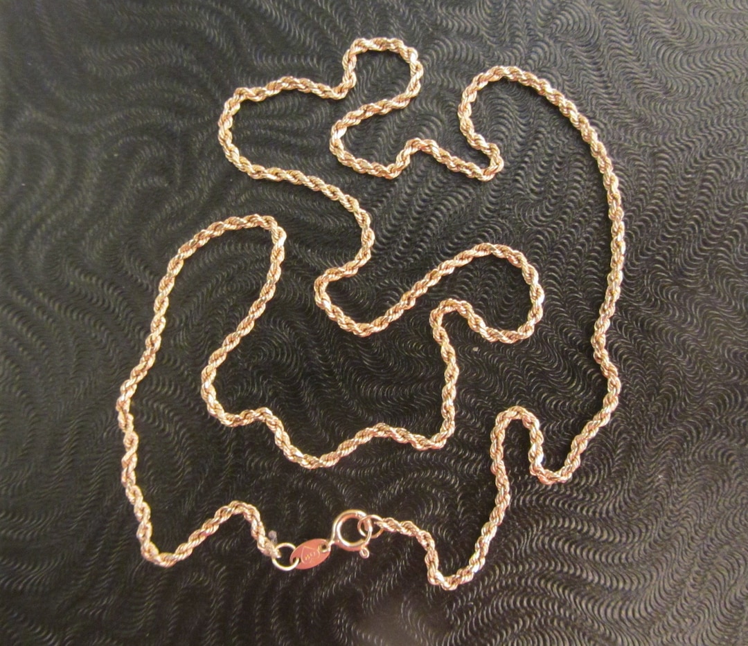 14k Solid Gold Oroamerica Thin Rope Chain Necklace 16 4/8x 1.50mm 1.60 ...