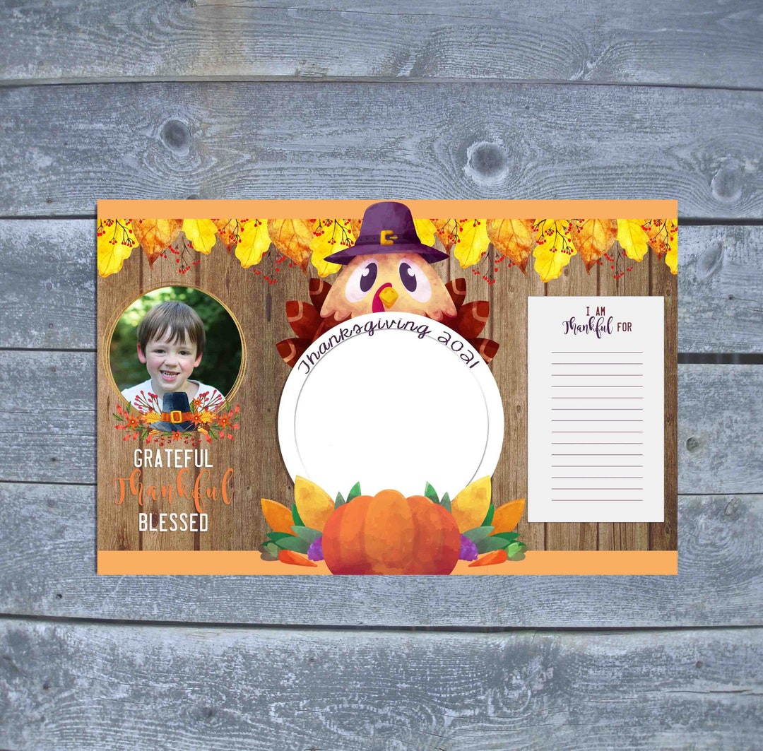 Thanksgiving Placemat - Thanksgiving Craft for Kids - Thanksgiving ...
