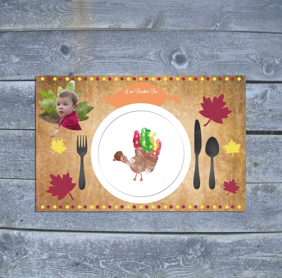 Thanksgiving Placemat - Thanksgiving Craft for Kids - Thanksgiving ...