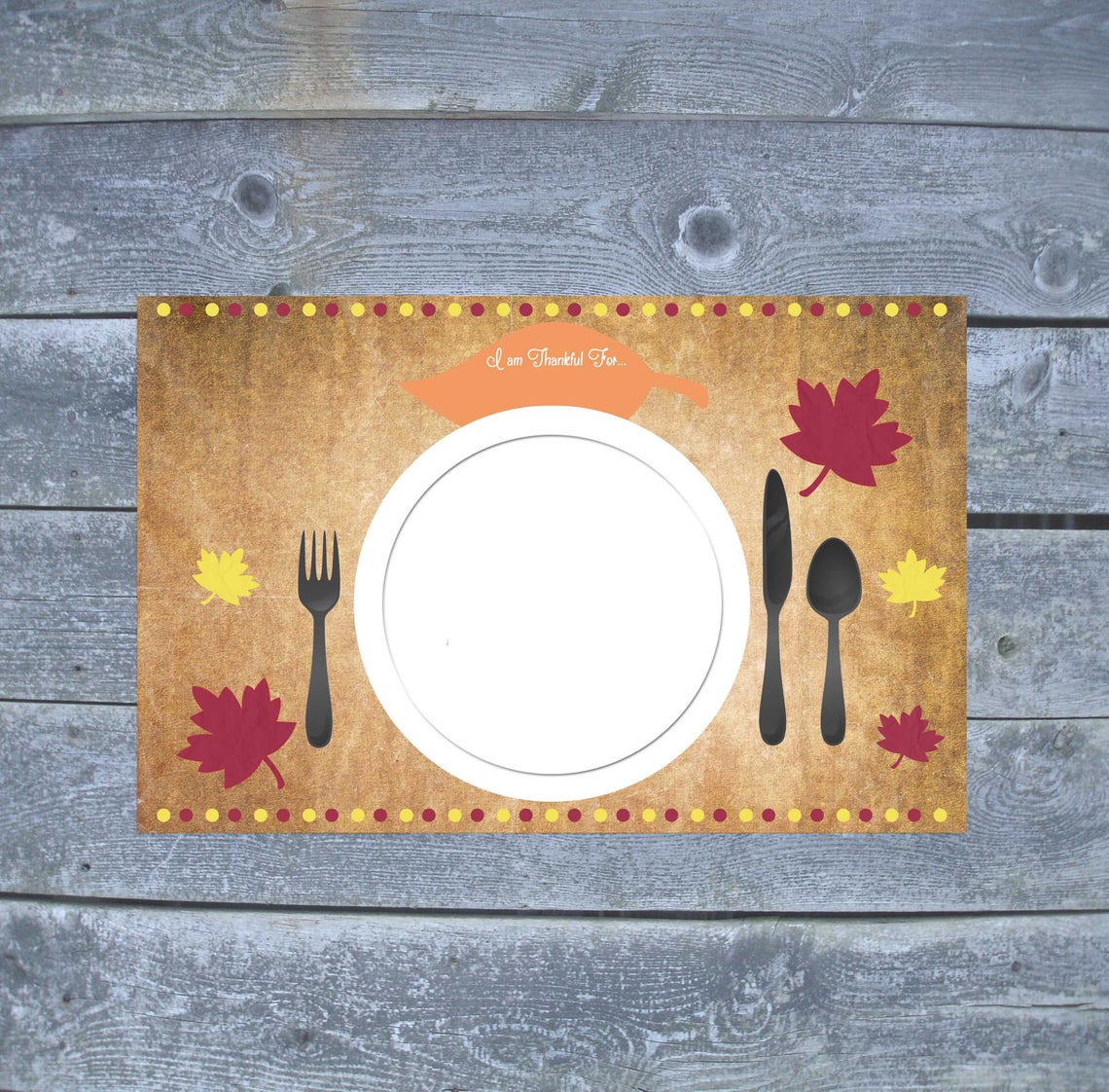 Thanksgiving Placemat - Thanksgiving Craft for Kids - Thanksgiving ...