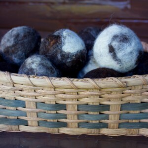 All-natural Felted Wool Dryer Balls set of 5 - Etsy