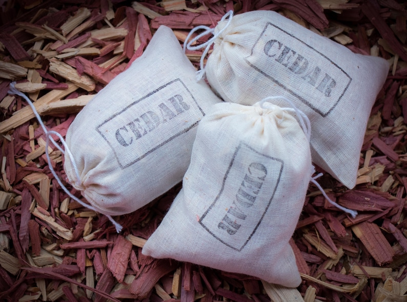 Cedar Sachet Bags set of 6 - Etsy