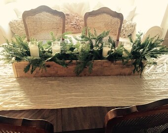 Wood candle box | Etsy