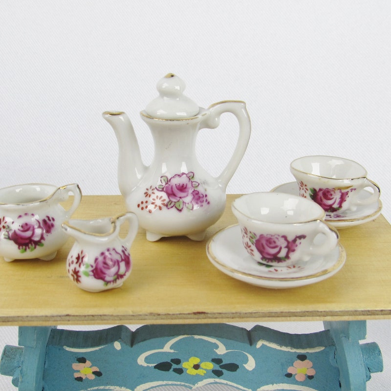 Miniature Tea Set - Etsy
