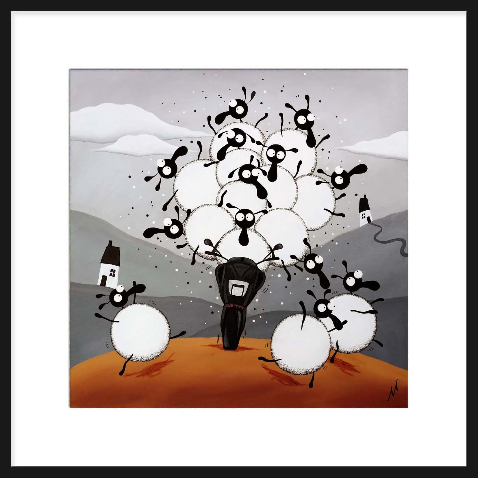 Home & Living Ewe Furious Limited Edition Print Original Whimsical ...