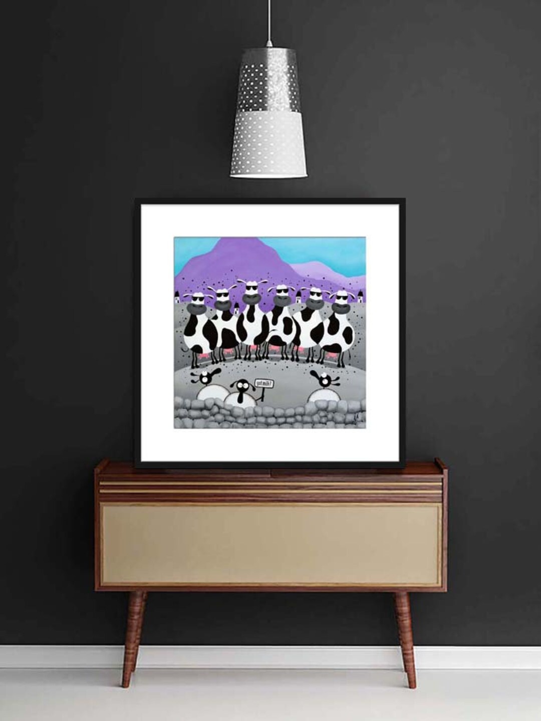 Dairy Cow Print. legendairy 20 Limited Edition Print Original Whimsical ...