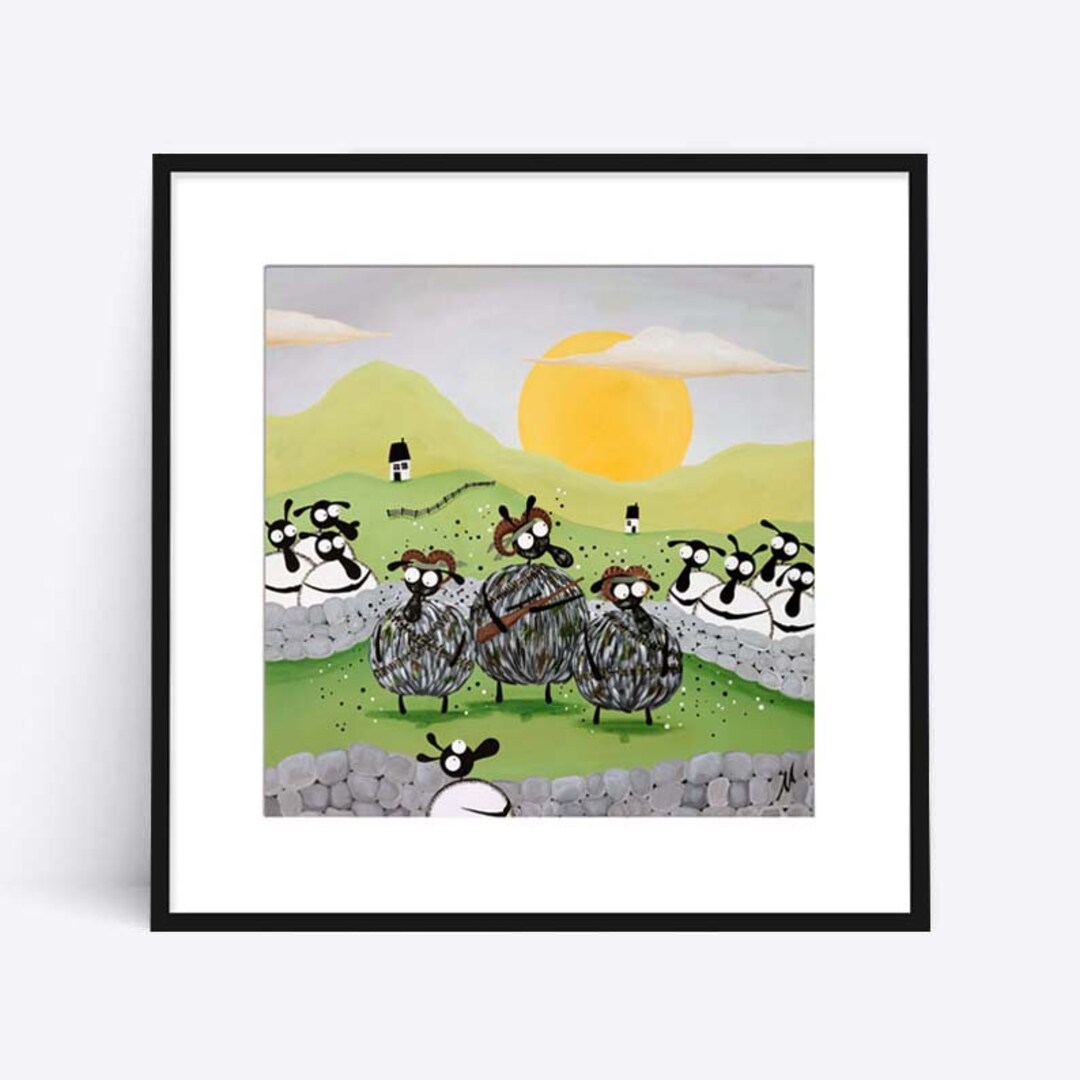 Rambo. Military Sheep. Army. RAF. Original Whimsical Quirky. Funny Cute ...