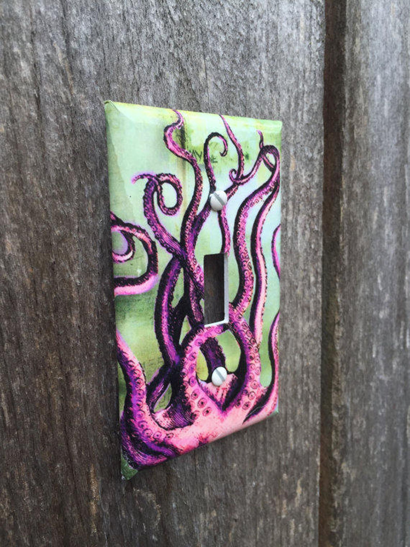Single Switch Plate Cover Octopus Tentacles 323 | Etsy