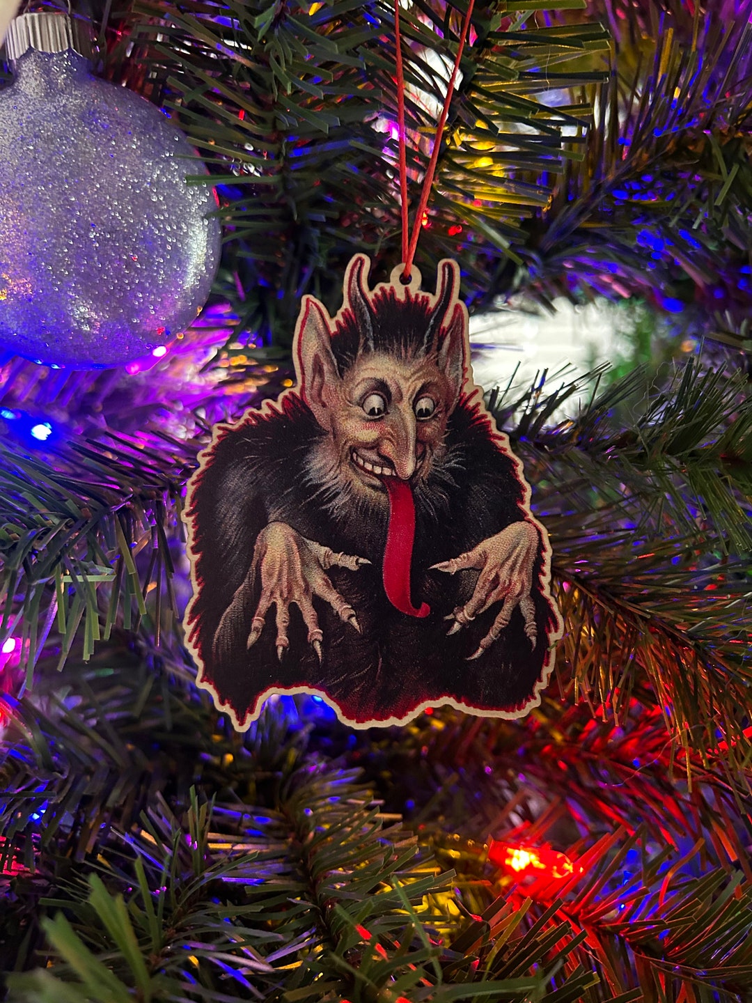 Krampus Puppeteer Wooden Ornament - Etsy