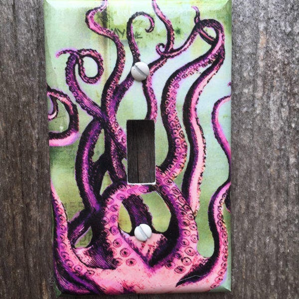 Octopus Light Switch - Etsy