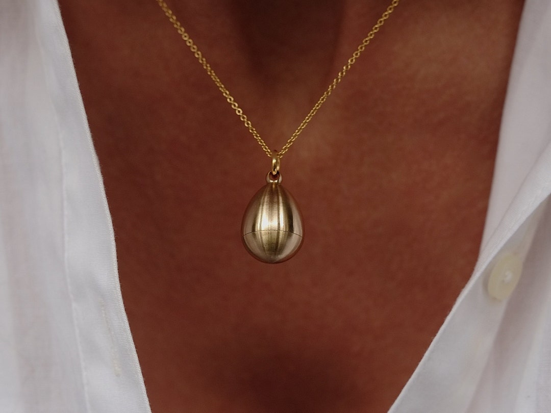 Brass Secret Message Locket Necklace - Etsy UK