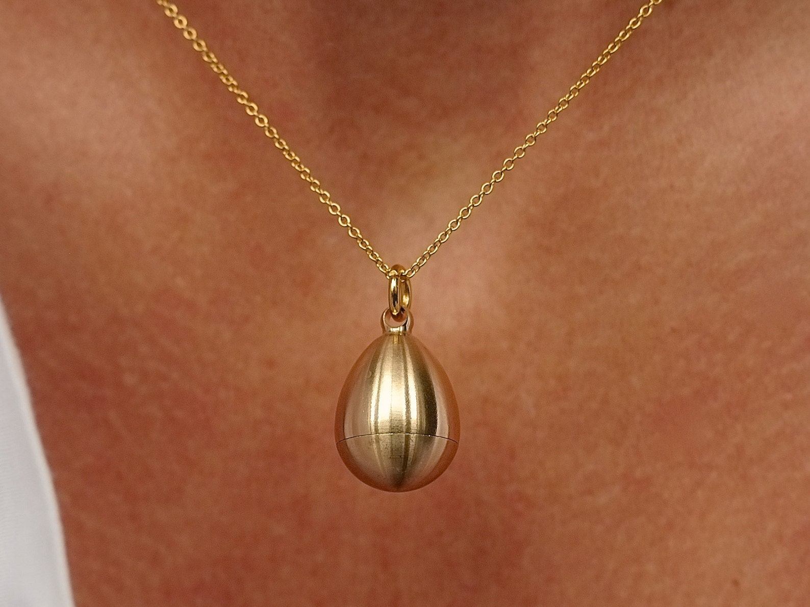 Brass Secret Message Locket Necklace | Etsy