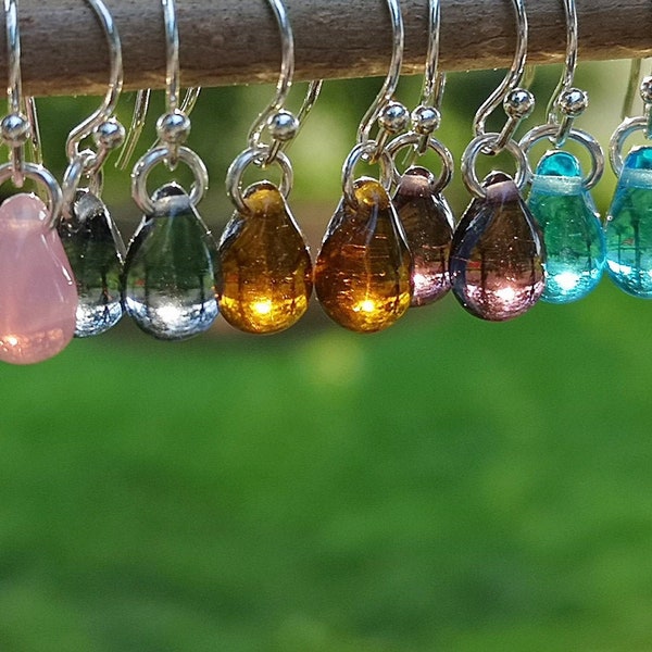 Glass Bead Earrings Etsy