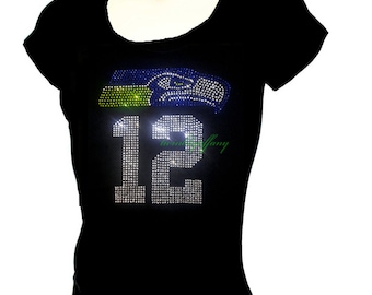 Seahawks Rhinestone | Etsy