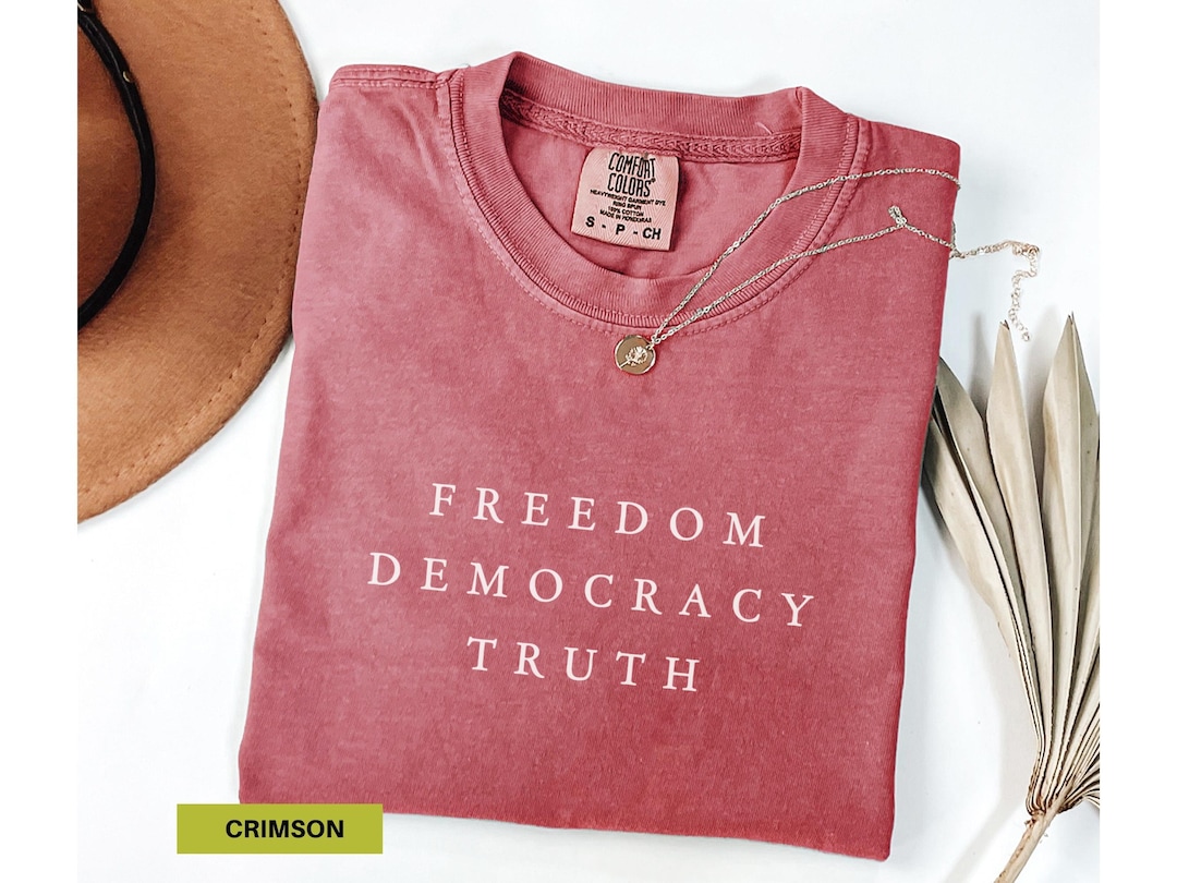 FDT Shirt - Freedom Democracy Truth Political Activist Tee Protest ...