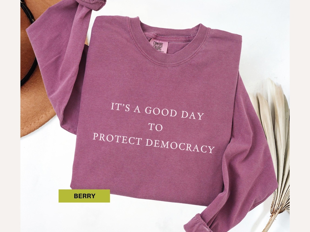 Protect Democracy Shirt Political Activist Tee Feminist Protest T-shirt ...