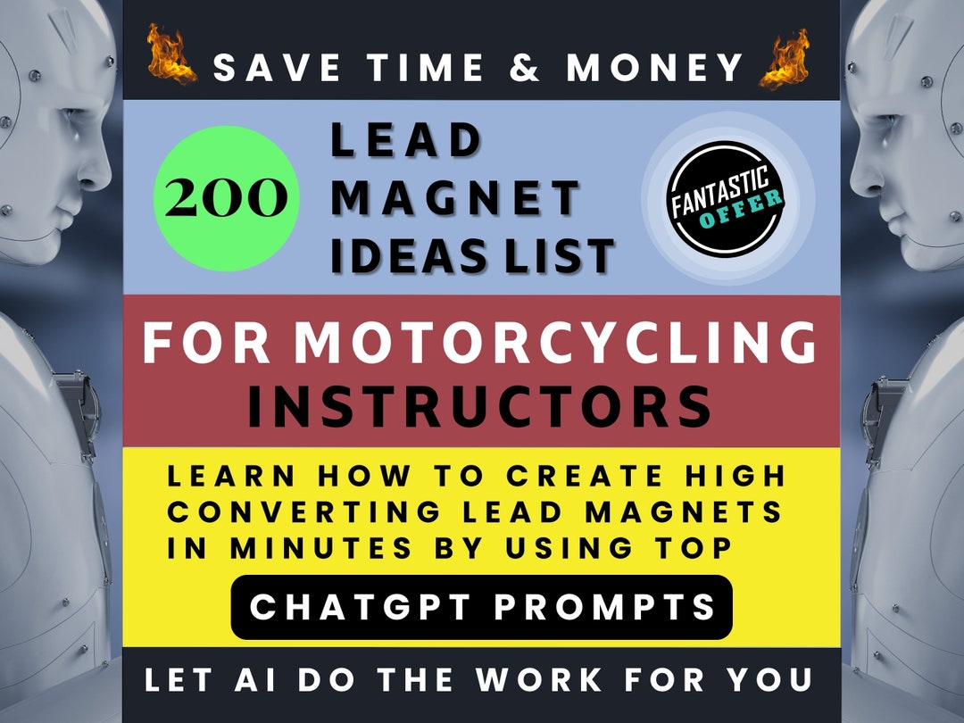 Lead Magnet Ideas List for MOTORCYCLING INSTRUCTORS and Chatgpt Prompts ...