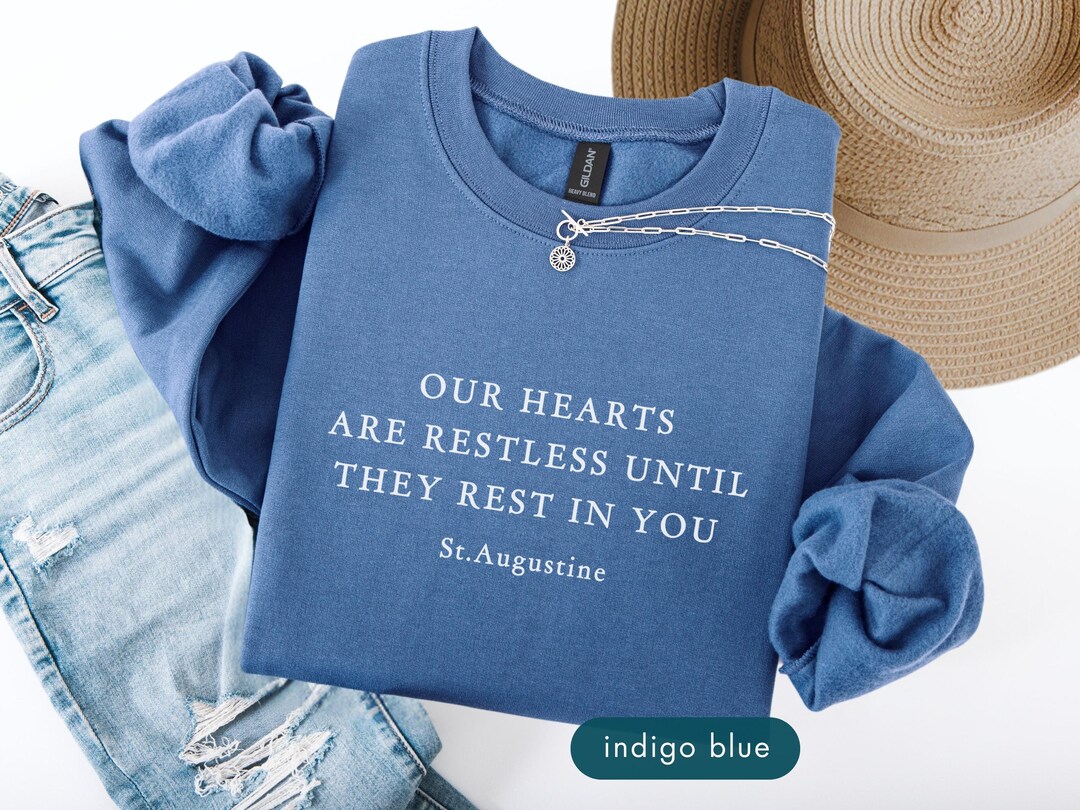Personalized Catholic Saint Sweatshirt: St. Augustine, Christian ...