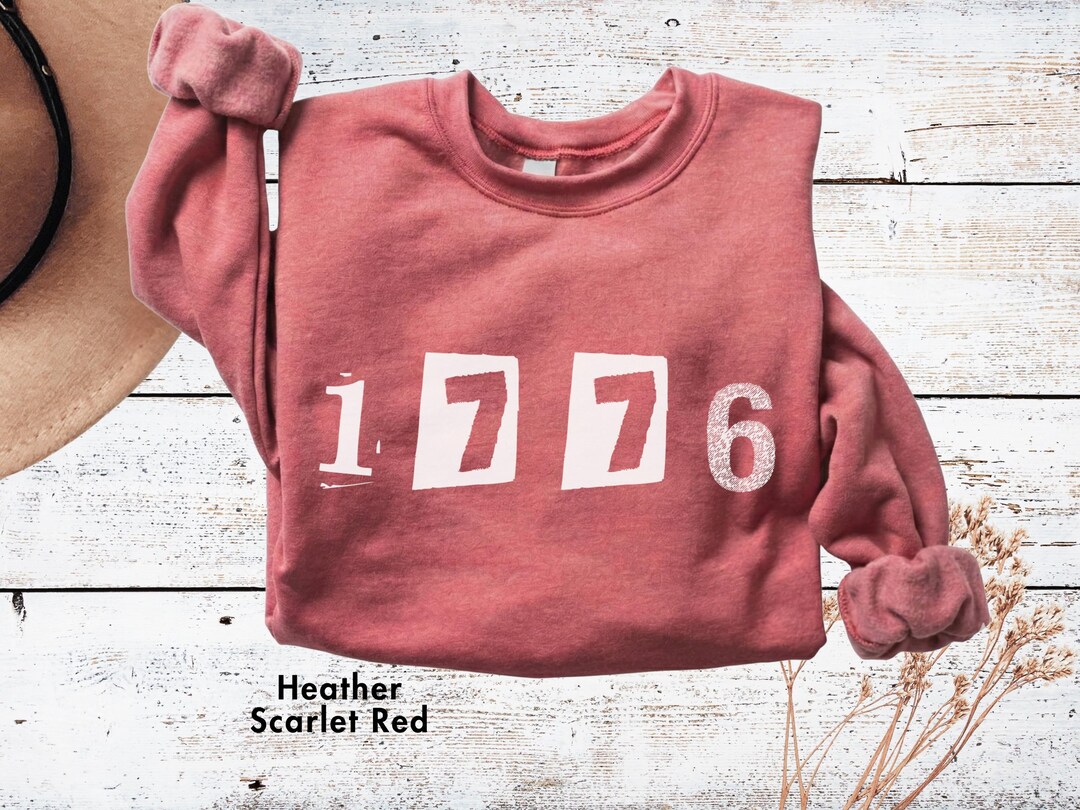 1776 Sweatshirt, 4th of July Patriotic Sweatshirts, Independence Day ...