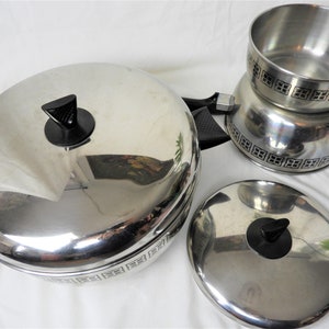 Vtg 1970's Stainless Cookware Set, Vtg 5 Piece Stainless Scandia ...