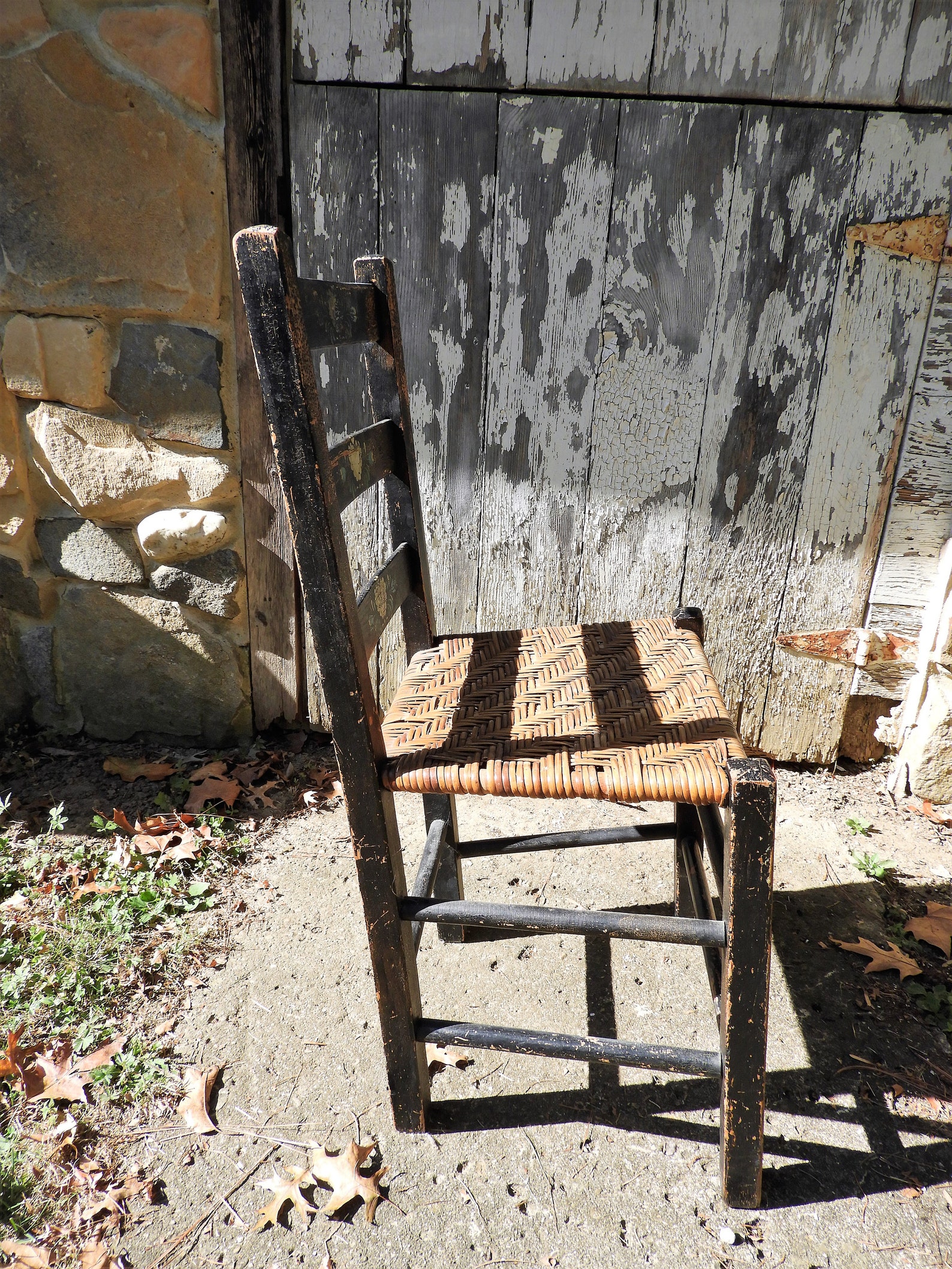 Rare Antique Shaker Painted Chair Antique Ladder Back Chair | Etsy