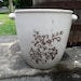 Antique Ironstone Bucket, Slop Bucket, Brown White Floral, Transferware ...