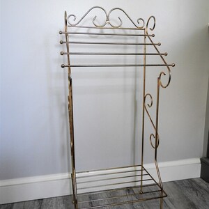 Vtg Wire MCM Towel Rack Vtg Gold Towel Rack Retro Bathroom - Etsy