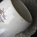Antique Ironstone Bucket, Slop Bucket, Brown White Floral, Transferware ...