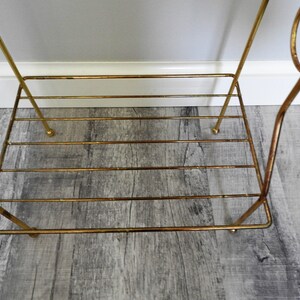 Vtg Wire MCM Towel Rack Vtg Gold Towel Rack Retro Bathroom - Etsy