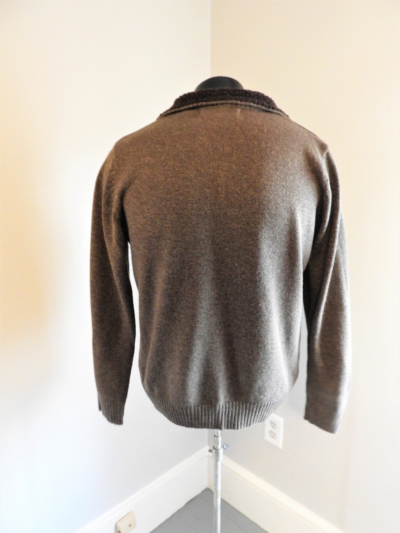 Vtg Mens Army Green Sweater Vtg 1990's Mens Green Cotton - Etsy