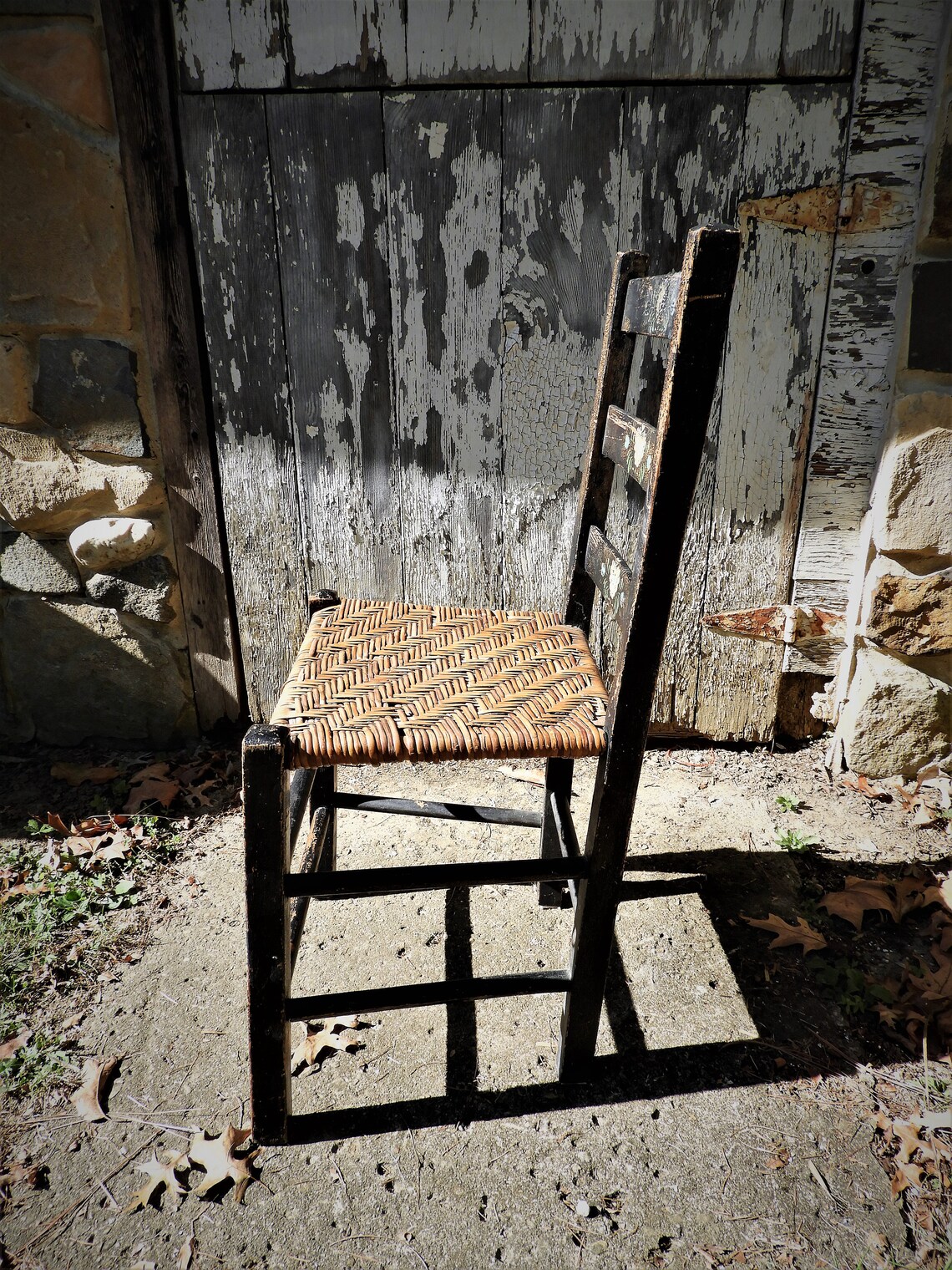Rare Antique Shaker Painted Chair Antique Ladder Back Chair | Etsy