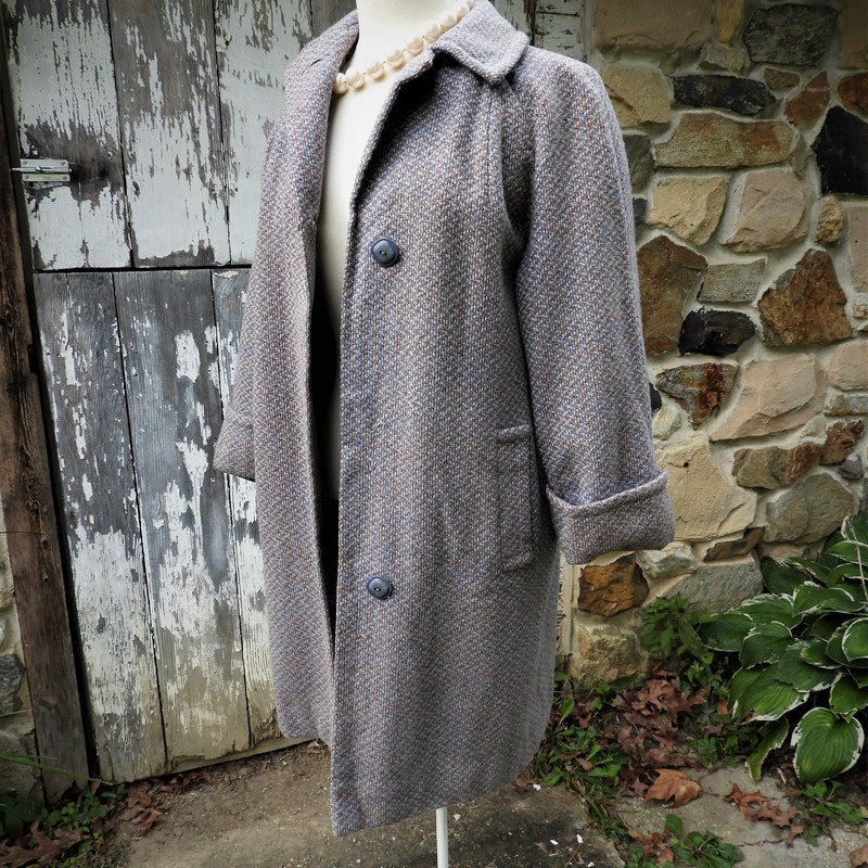 Wool Tweed Coat - Etsy