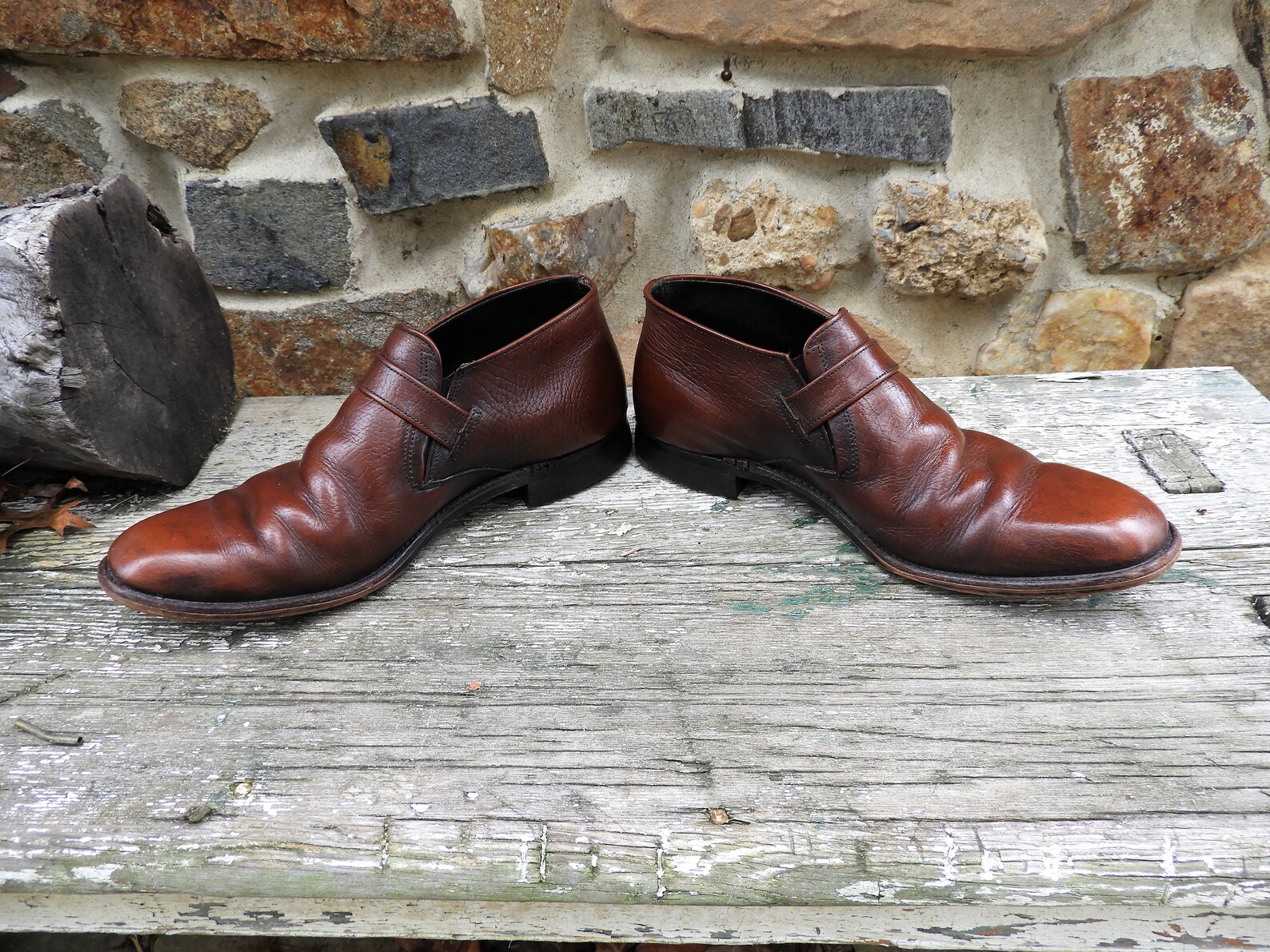 Rare Vtg Mens Biltrite Side Buckle Shoes Mens Brown Leather - Etsy