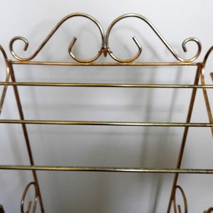 Vtg Wire MCM Towel Rack Vtg Gold Towel Rack Retro Bathroom - Etsy