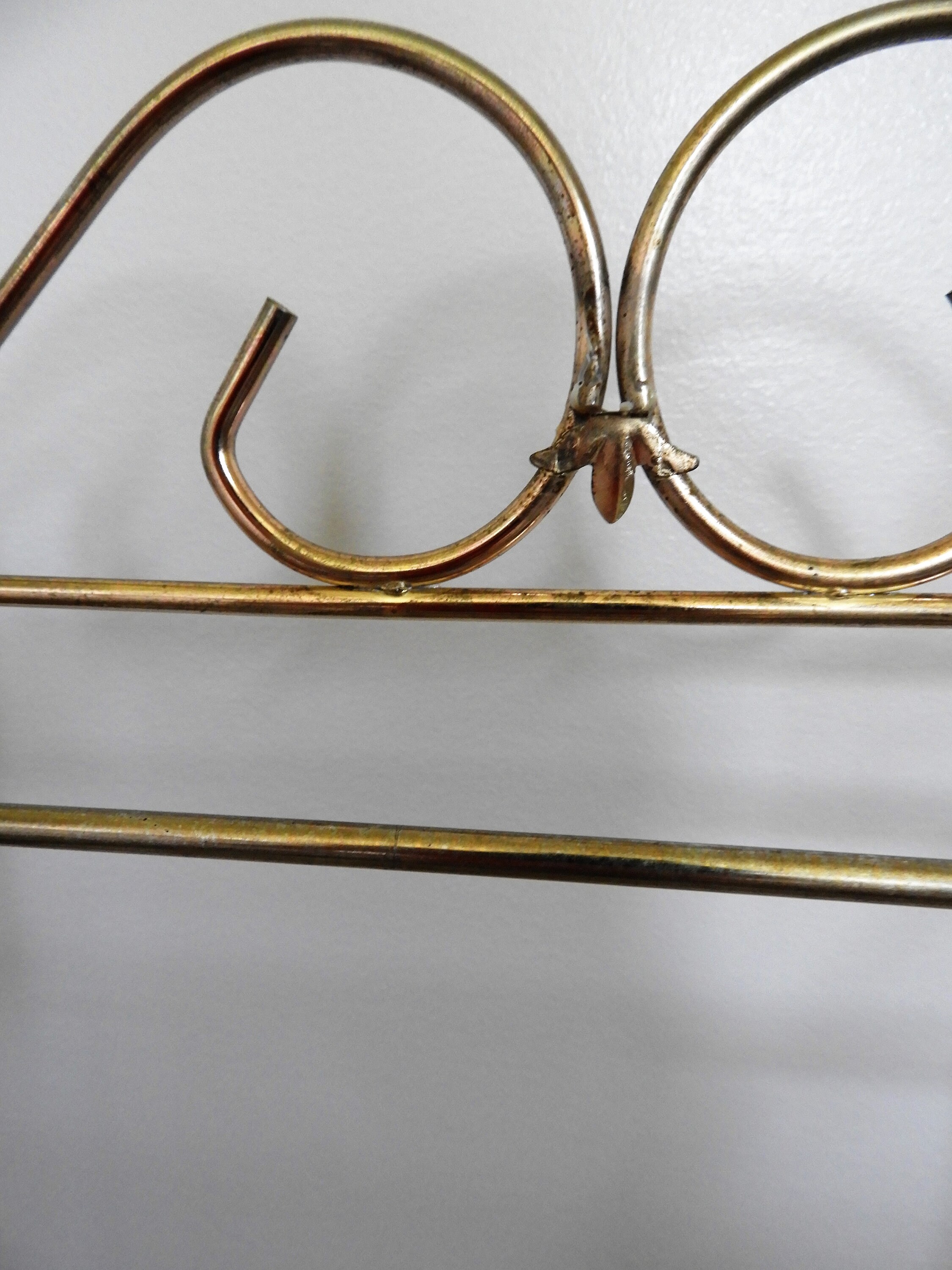 Vtg Wire MCM Towel Rack Vtg Gold Towel Rack Retro Bathroom | Etsy