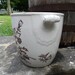 Antique Ironstone Bucket, Slop Bucket, Brown White Floral, Transferware ...