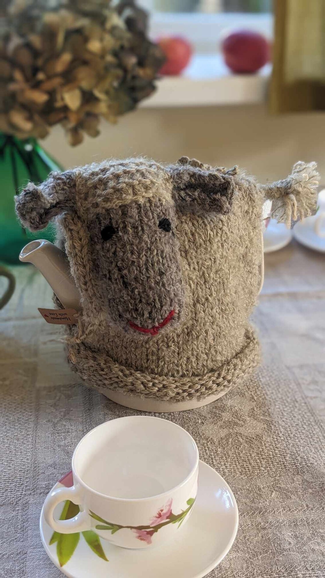Beige Sheep Hand Knitted Tea Cosy - Etsy