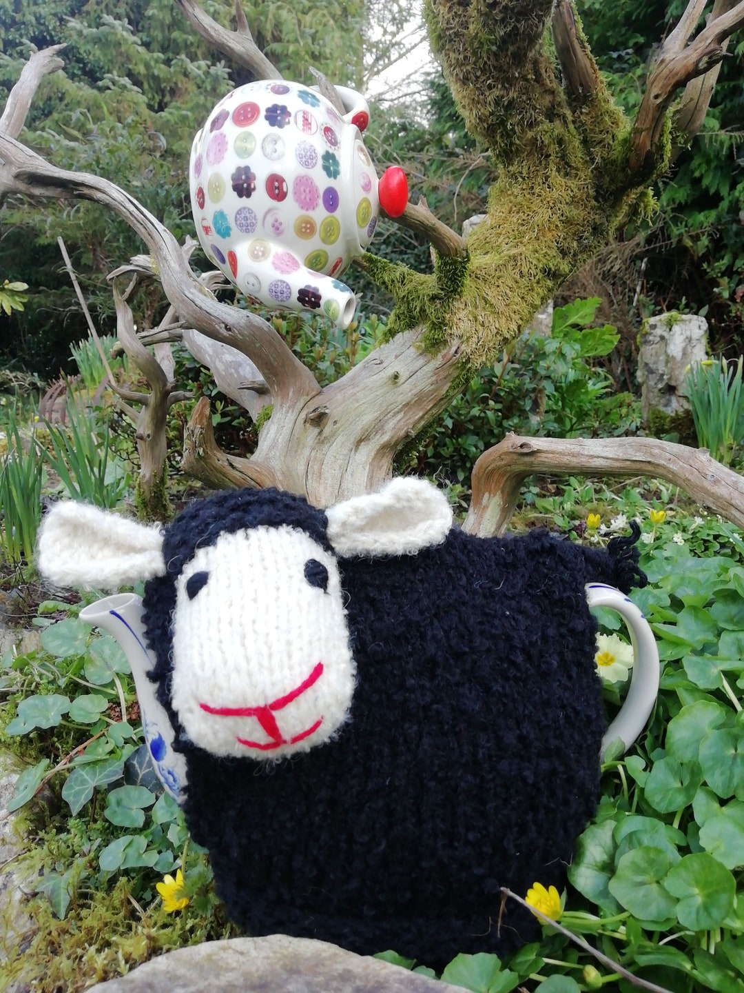 Black Sheep Hand Knitted Tea Cosy - Etsy