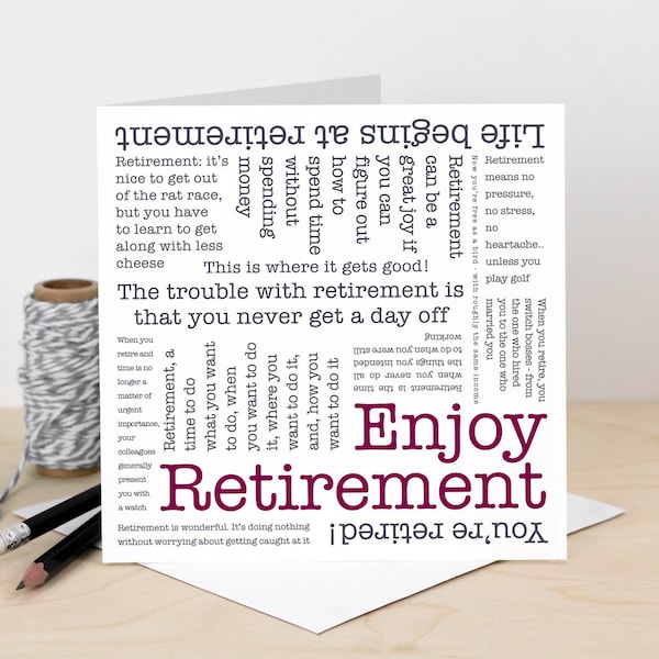 Retirement Cards for Men - Etsy UK