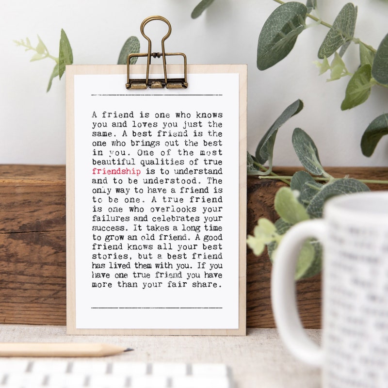 Friendship Sign - Etsy