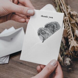 Cockapoo Mini Thank You Card GC340-1 - Etsy