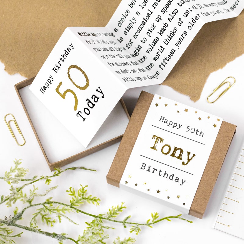 50th Birthday Cards for Men - Etsy UK