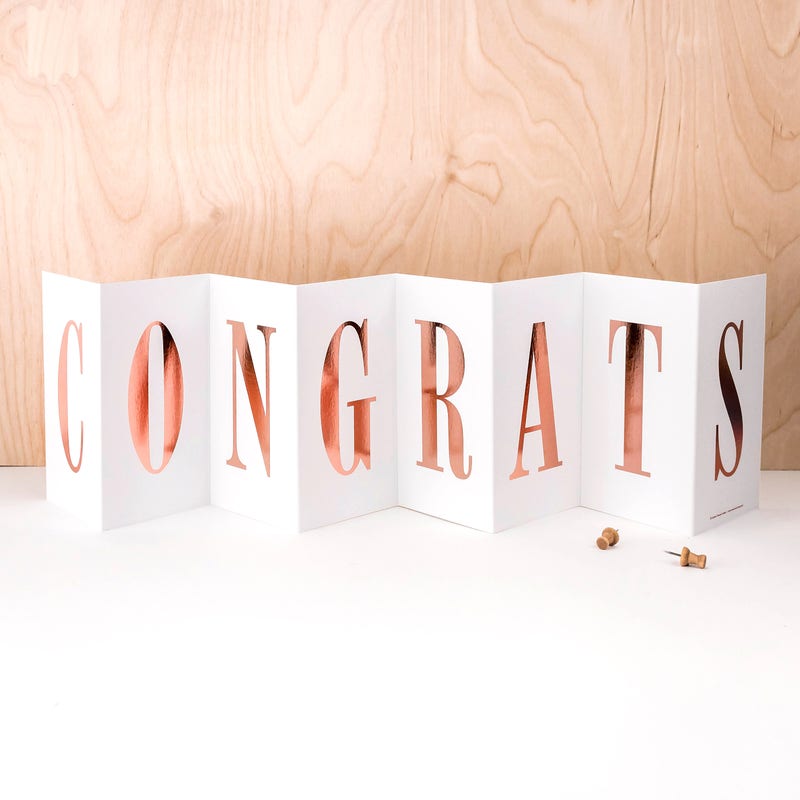 Congratulations Card - Etsy