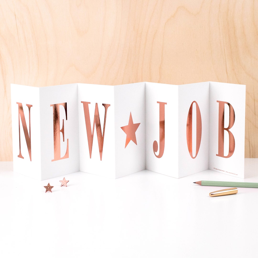 New Job Card CC094 - Etsy UK